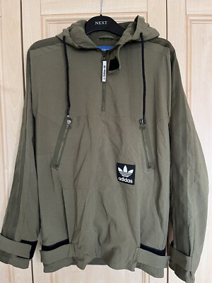 Adidas Originals Smock Pullover Windbreaker Jacket Khaki. Size XS | eBay UK