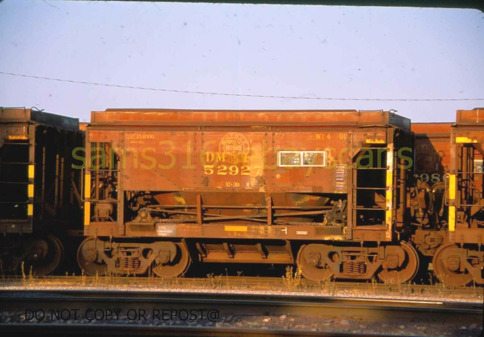 ORIGINAL SLIDE DULUTH MISSABE & IRON RANGE RR ORE CAR 52927 ESCANABA MI ...