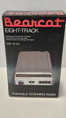 Electra Bearcat Eight Track Portable Scanning Radio BC-E NOS | eBay