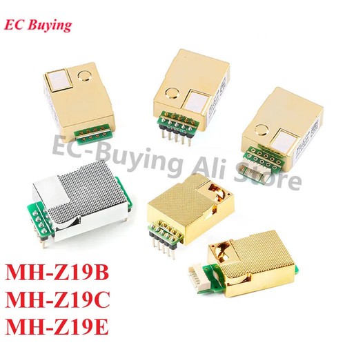 MH-Z19B CO2 Sensor Module IR Infrared NDIR Gas Monitor 400-5000ppm UART ...