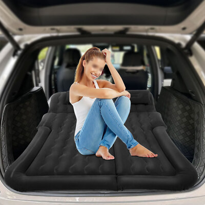 Car Air Bed Air Mattress Backseat Inflatable Cushion & Pump for SUV ...