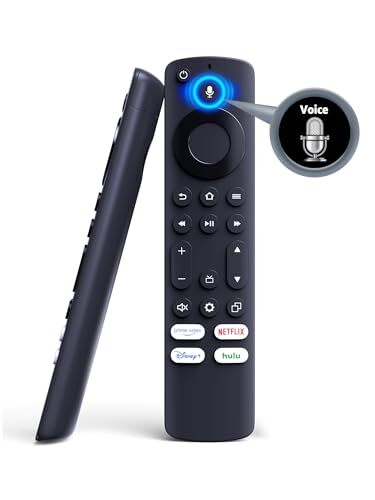 Voice TV Remote Control Smart TVs, Replace for for Insignia/Toshiba ...