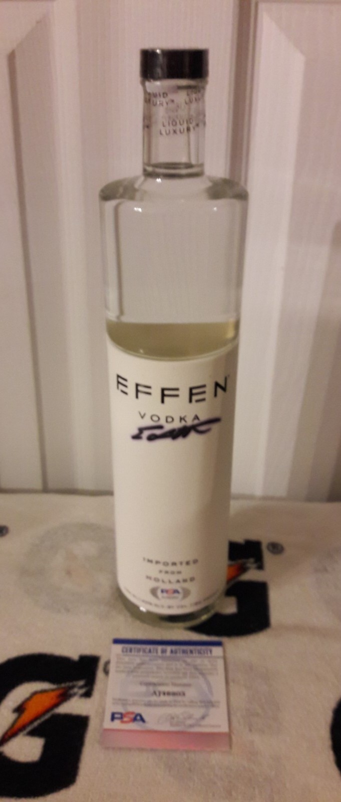 Curtis Jackson 50 Cent Signed Effen Vodka Bottle Collectors Eddition ...