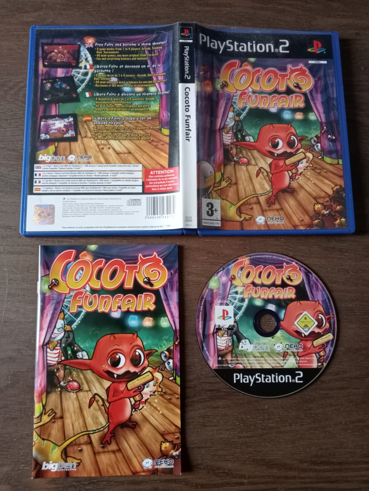 Cocoto Funfair PlayStation 2 PAL - Prix - Photo - Présentation
