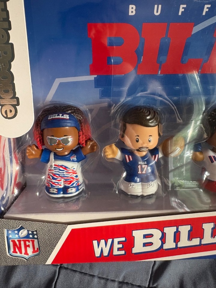 BUFFALO BILLS LITTLE PEOPLE 2024 WE BILLIEVE COLLECTOR 4 PIECE SET ...