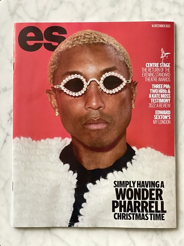 Pharrell Williams, Evening Standard Magazine, December 2022 | eBay