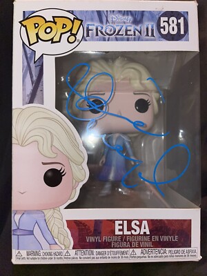 Certified Idina menzel signed elsa funko pop Disney frozen wicked ...