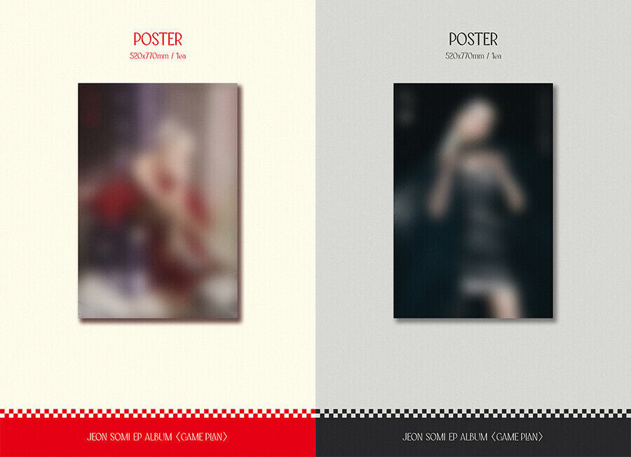 JEON SOMI [GAME PLAN] EP Album PHOTO BOOK Ver RANDOM/CD+Book+Puzzle ...