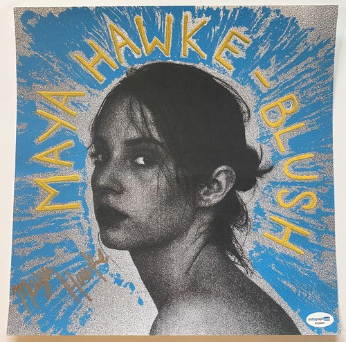 Maya Hawke "Blush" AUTOGRAPH Signed 12x12 Album Art Print Insert ACOA ...