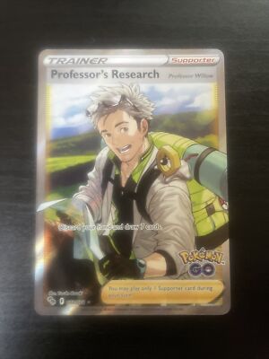 Pokémon TCG Professor's Research Pokemon GO 078/078 Holo Rare | eBay