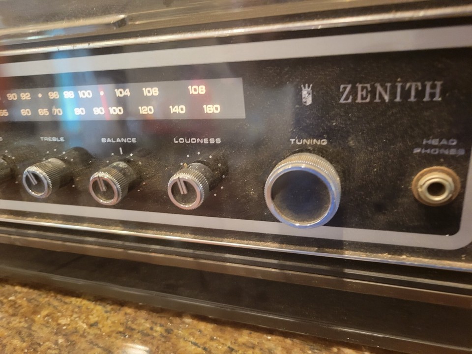 Vintage Zenith Receiver/Record Player J584W | eBay