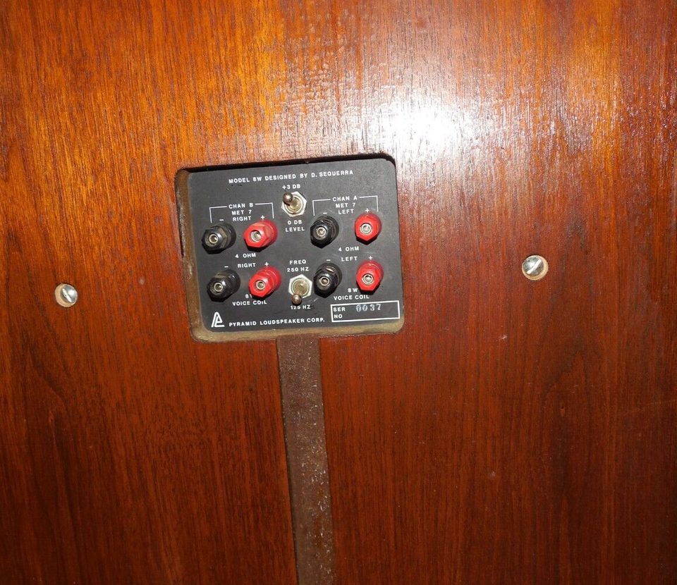 Pyramid Dick Sequerra-Model 8w Subwoofer, Model 7 speakers | eBay