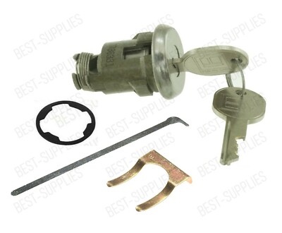 Boot Trunk Lock Key Cylinder Assembly Chrome 2 Keys FOR Chevy Cadillac ...
