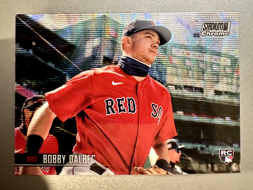 2021 Stadium Club Chrome Bobby Dalbec SSP RC PR 12 Copies Wave ...