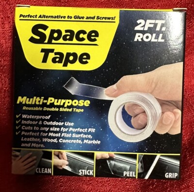 Space Tape 1 roll, 2 feet-multi function double sided Tape - Multi ...
