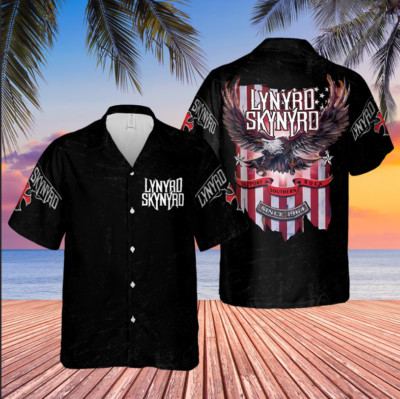 Lynyrd Skynyrd Support Southern Rock Hawaiian Shirt, shirt US size | eBay