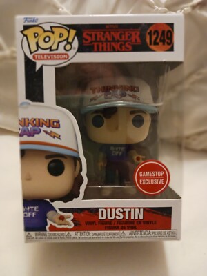Funko Pop Stranger Things Dustin 1249 GameStop Exclusive 889698623926| eBay
