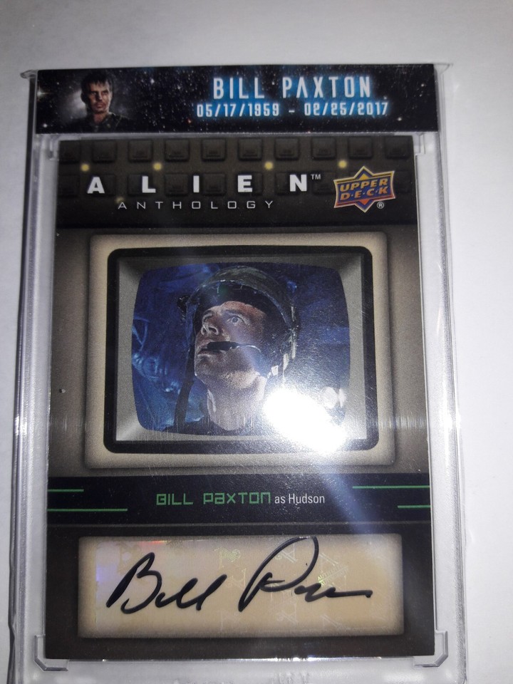 ALIENS Commemorative Label For BILL PAXTON'S AUTOGRAPH | eBay