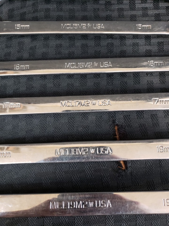 Matco 8 pc. MCLM2 Wrench set (11,13,14,15,16,17,18,19) Metric | eBay