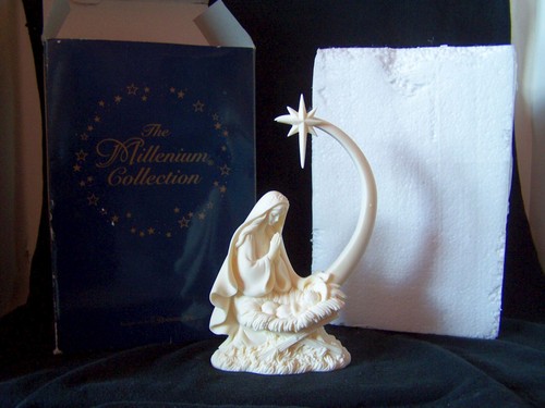 Roman Inc. Millenium Collection 2001 Nativity Ornament 'Sent From Above ...