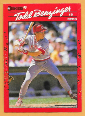 TODD BENZINGER CINCINNATI REDS #257 no dot inc - DONRUSS NM-MT 1990 | eBay