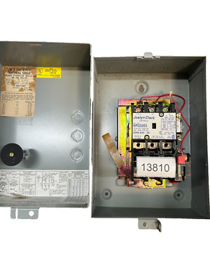 Joslyn Clark Controls HP02U03 Starter Nema Size 00 Ser B, 9A 600V | eBay