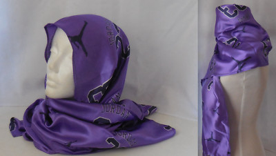 Nike Jordan Dri-Fit Printed Wide Scarf Women Action Grape/Black/Iron ...