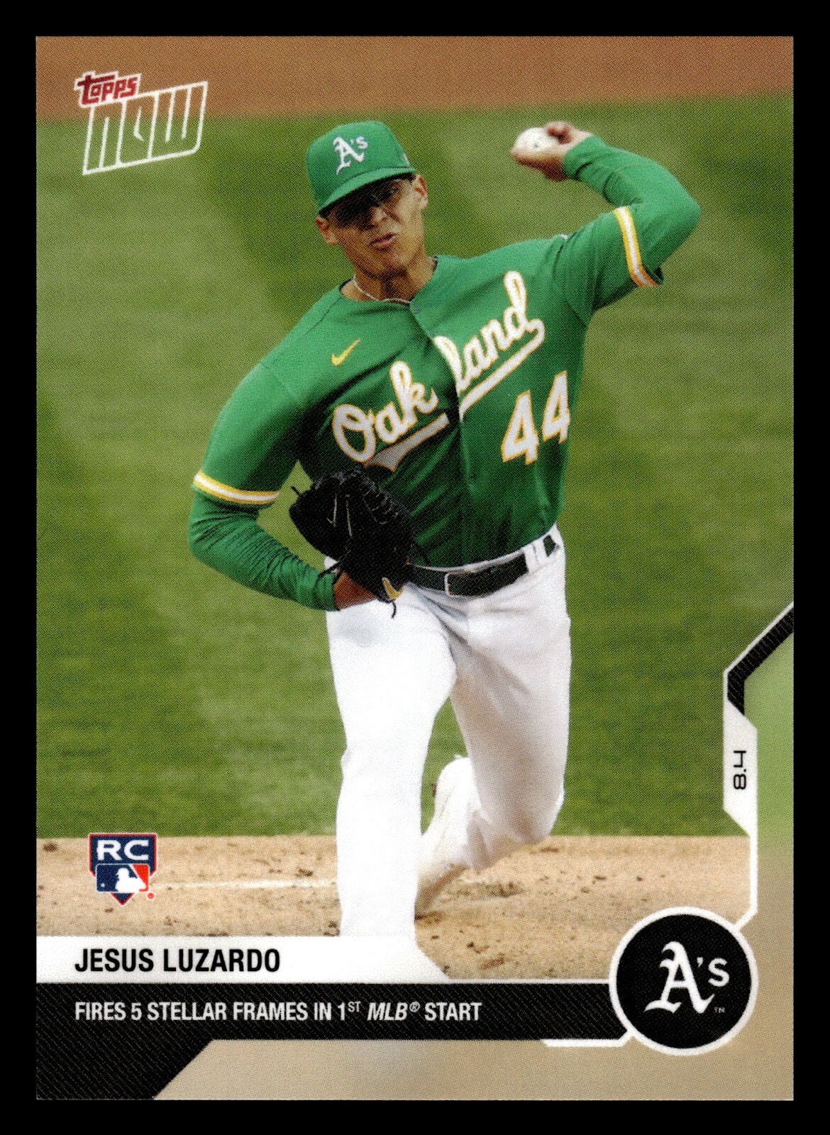 2020 Topps Now #54 Jesus Luzardo Oakland Athletics A's RC Rookie | eBay