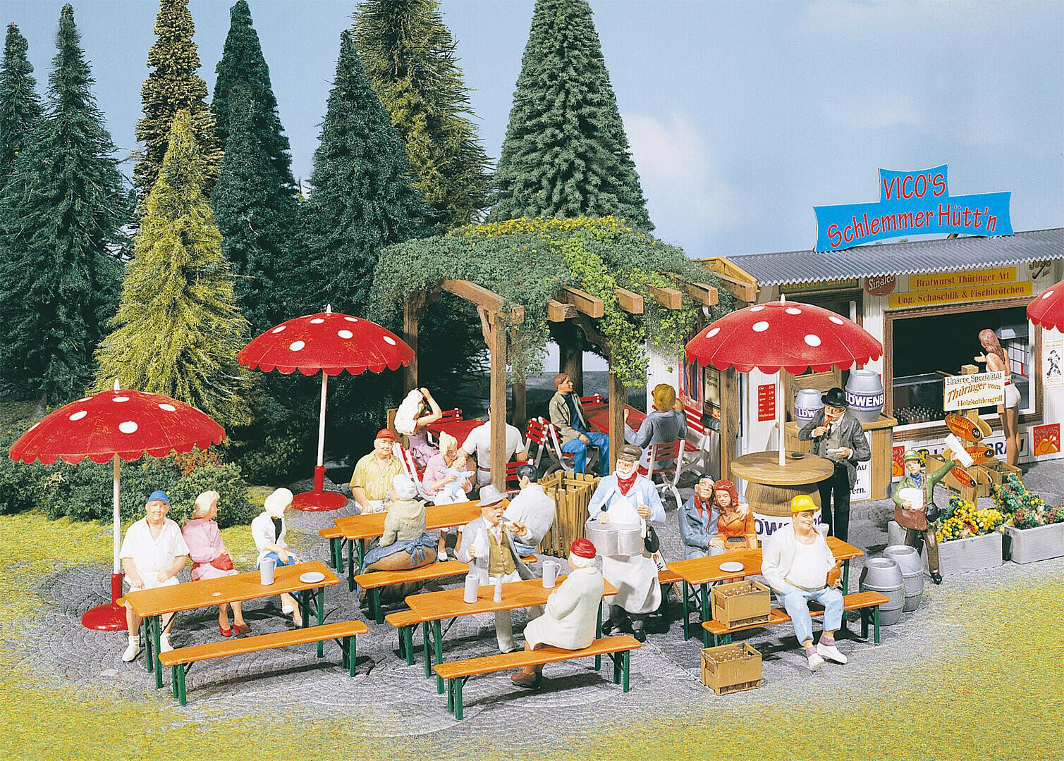 331765 Pola G scale Kit of a Beer garden set - NEW | eBay