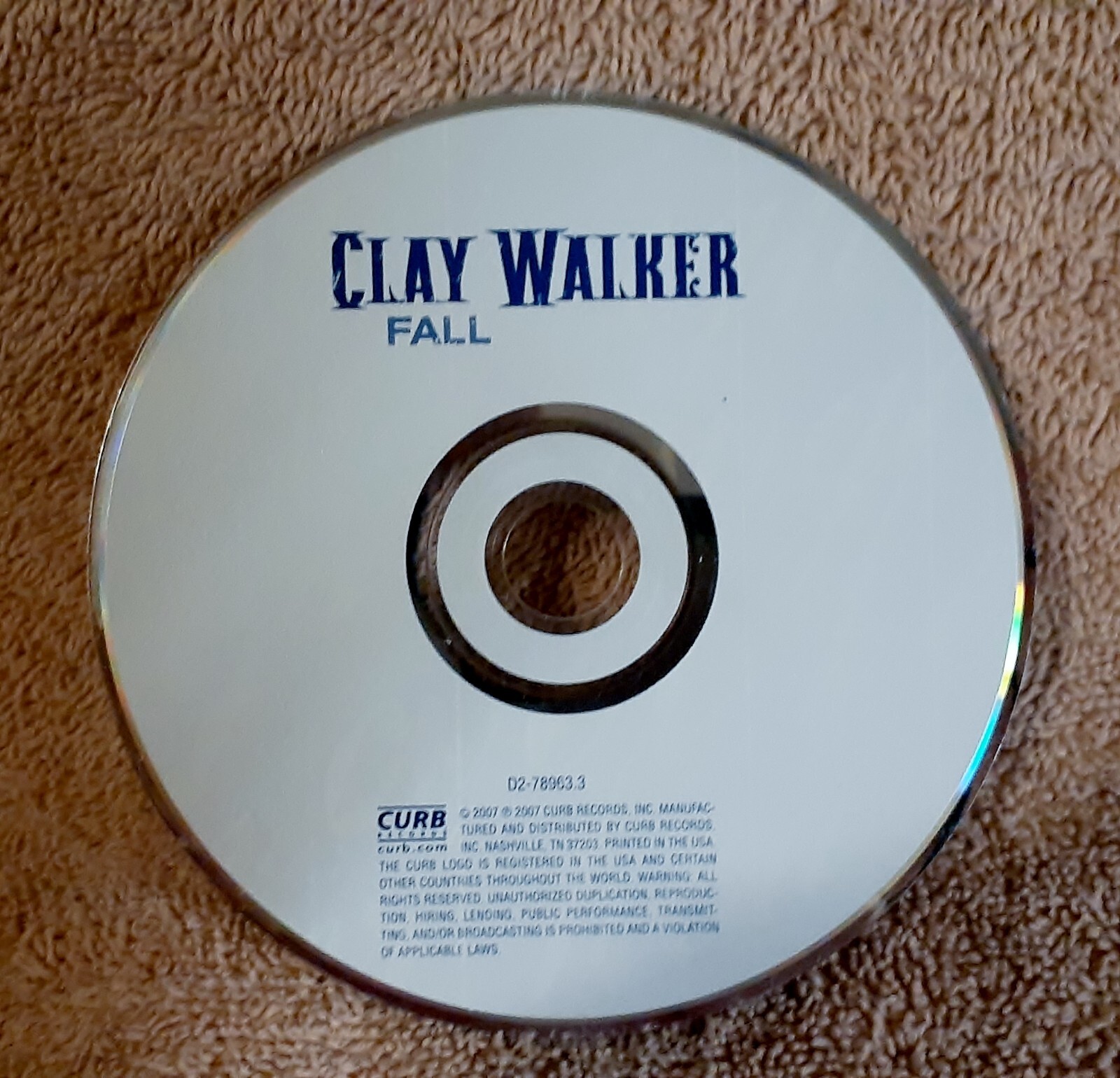 Clay Walker Fall Audio CD Only | eBay