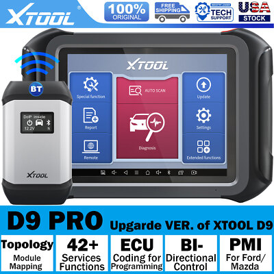 XTOOL D9 PRO Auto All System OBD2 Diagnostic Scanner DOIP CANFD ...