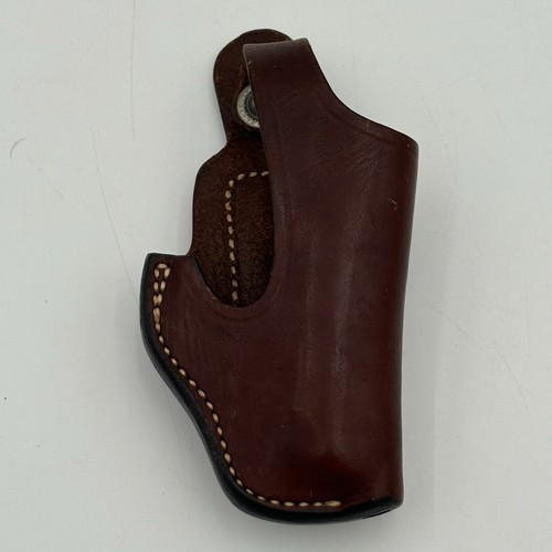Bianchi Holster Model 18A Leather Clip-On Brown Right-Hand Revolver USA ...