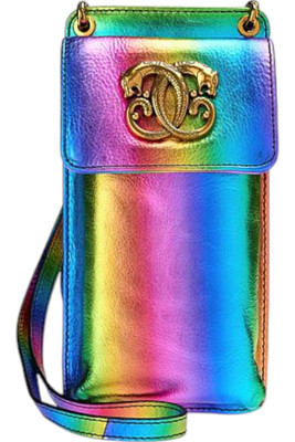 Sharif Legacy Pearlized Leather Crossbody Bag Rainbow | eBay