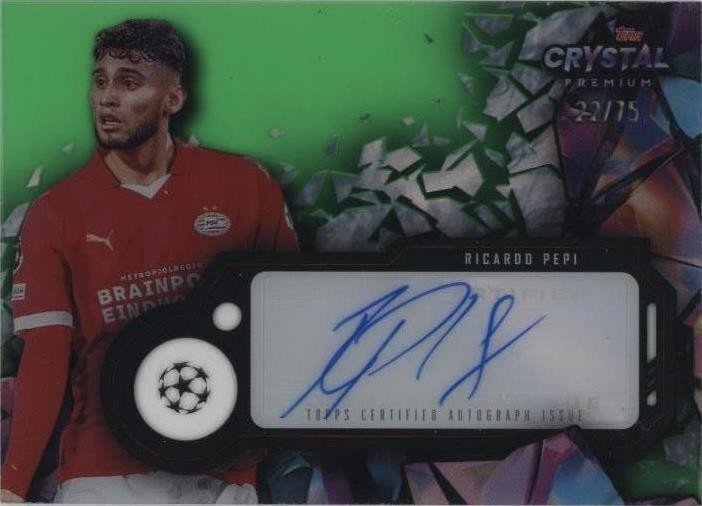 2023-24 Topps Crystal Premium Ucl - Crystal Autographs Ricardo Pepi #CA ...