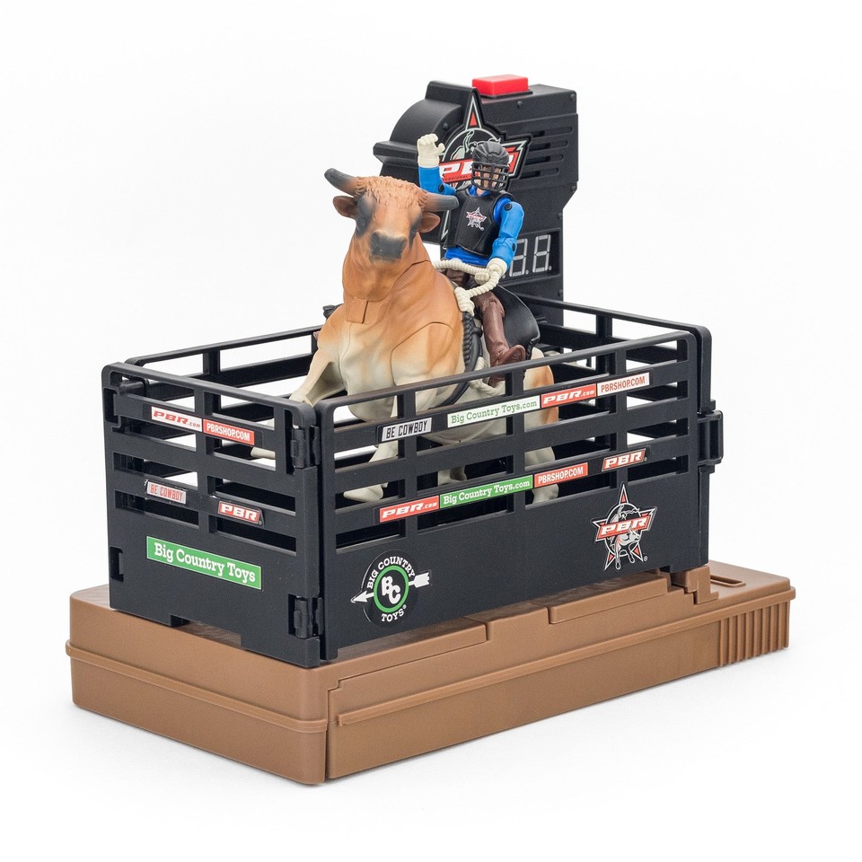 Big Country Toys - PBR Bull & Rider with Authentic Bucking Action 811 ...