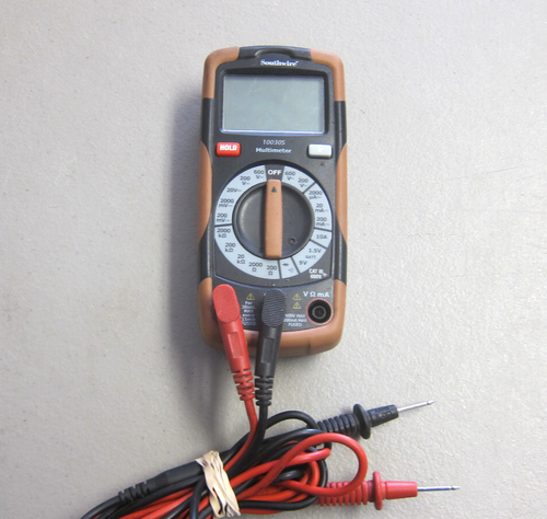 Southwire 10030S Multimeter Volt AC/DC Tester CAT III 600V W/Leads-FREE ...