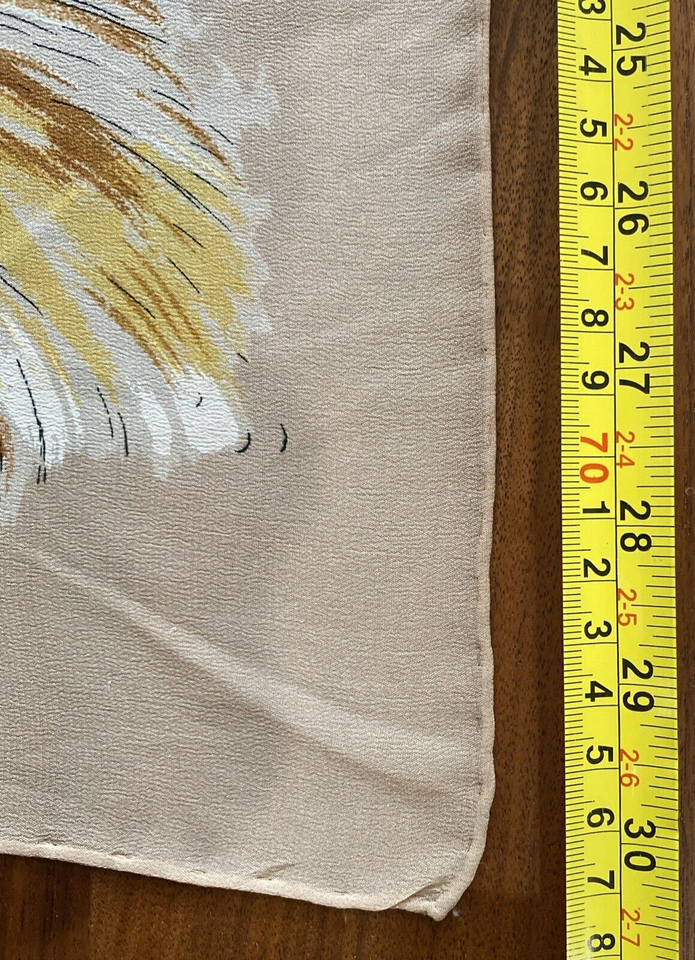 Silk Poly or Blend Scarf Ballerinas 30 x 30 Hand Rolled Edge Vintage | eBay