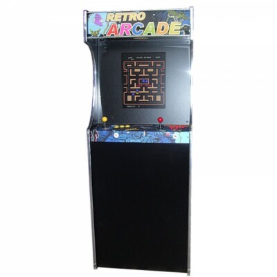 Stand Up Retro Upright Arcade Machine | 516 Classic Arcade Games | 1 yr ...