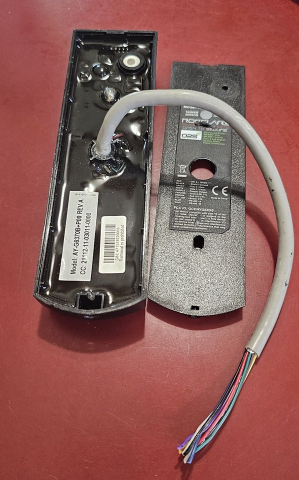 Rosslare AY-G6370B+P00 O2S MIFARE PLUS X/S SMART CARD READER WITH ...