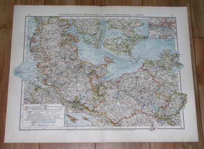 1900-Now - 1907 Antique Map