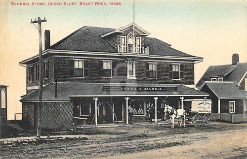 Brant Rock MA Massachusetts General Store Ocean Bluff Postcard Copy | eBay