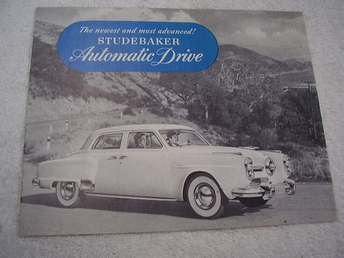 1950 STUDEBAKER AUTOMATIC DRIVE BROCHURE ORIGINAL FREE POOSTAGE | eBay