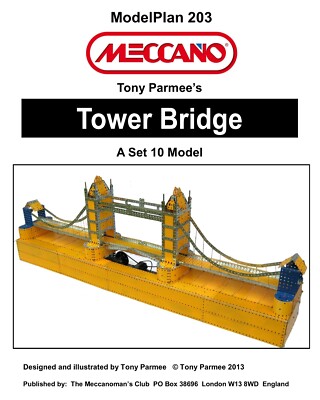 Meccano Model Plan - Tower Bridge | eBay