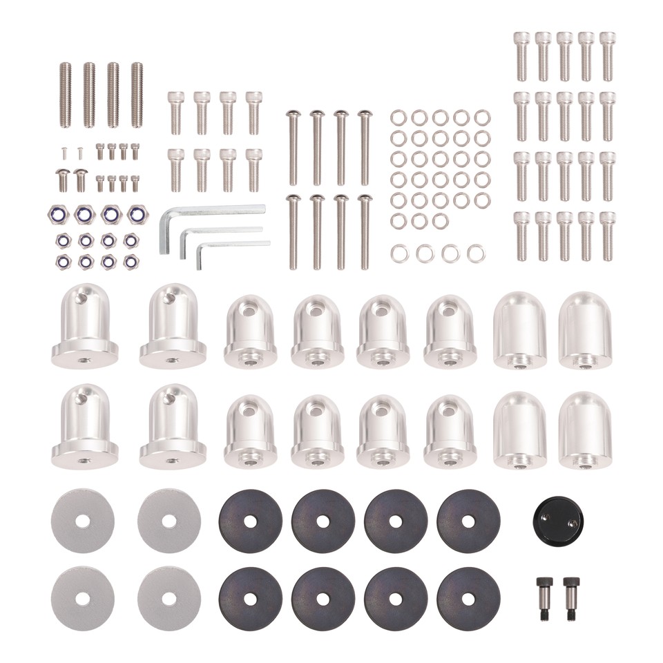 Adjustable Aluminum Black Powder Coated Wakeboard Tower Tube w/Hardware ...