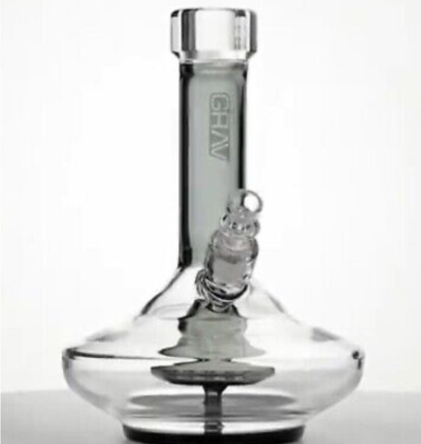 GRAV® Smoke Wide Base Decanter Glass Sculpture AS1 | eBay