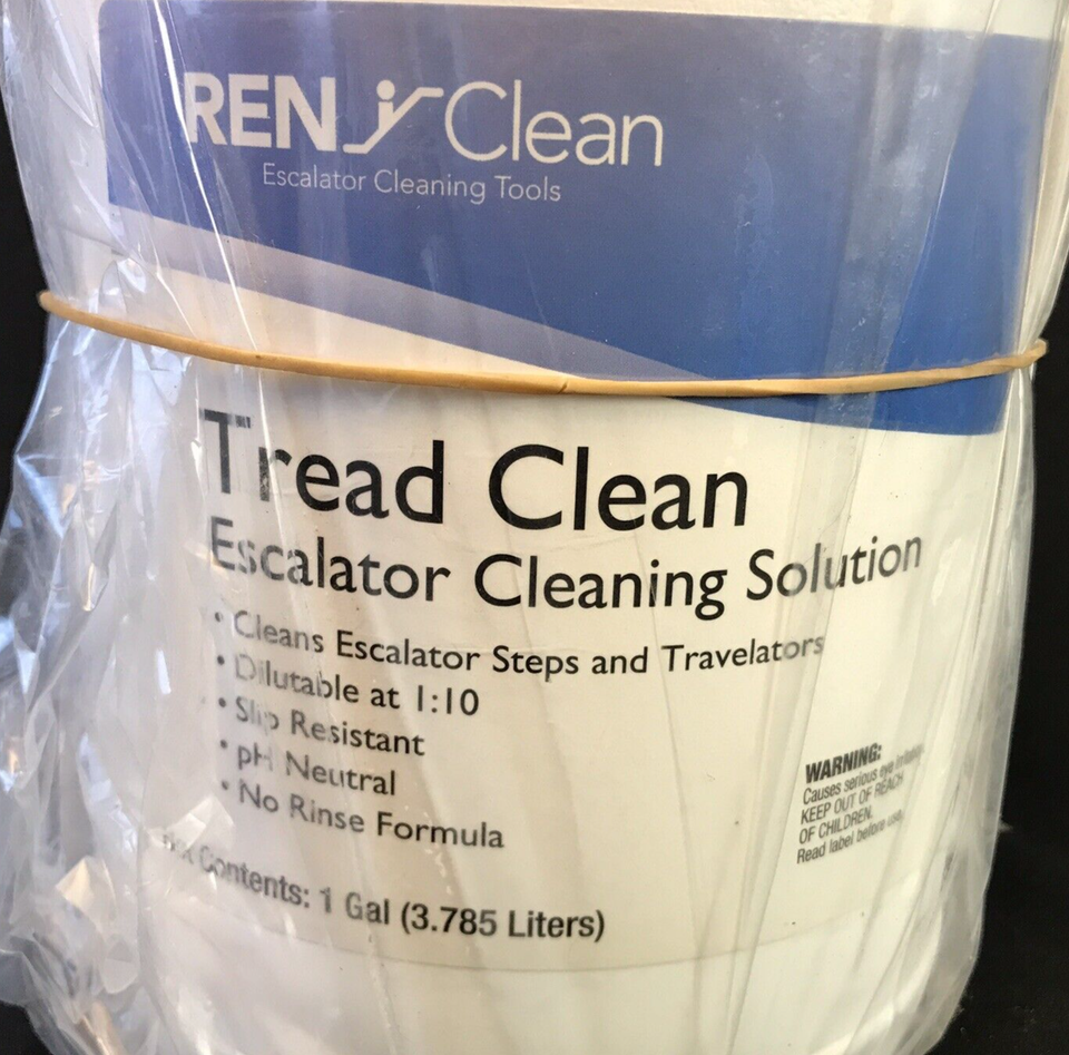 REN TREAD CLEAN ESCALATOR CLEANING SOLUTION 1 GAL 3.785 L CS-17-02 | eBay