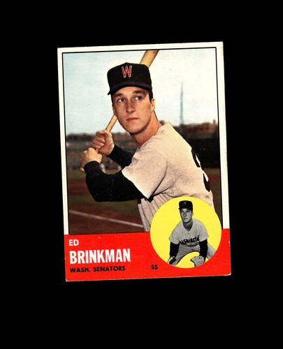 1963 Topps 479 Ed Brinkman RC VG #D1,385721 | eBay