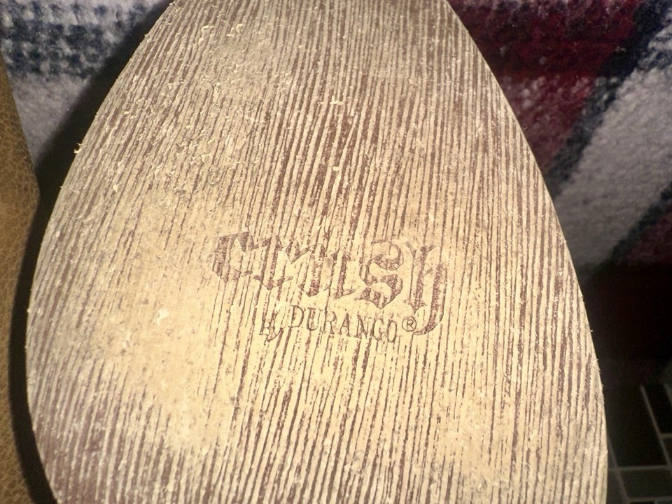 Women's Durango Crush 13" Western Boots 10 M Square Toe Design Brown ...