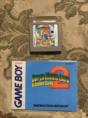Super Mario Land 2: 6 Golden Coins (Nintendo Game Boy , 1992) Authentic ...