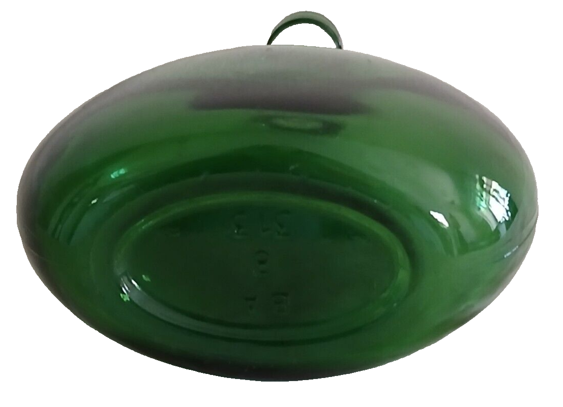 Green Glass Bottle Marked BA 8 313 On Bottom 8.25" Tall Vintage | eBay